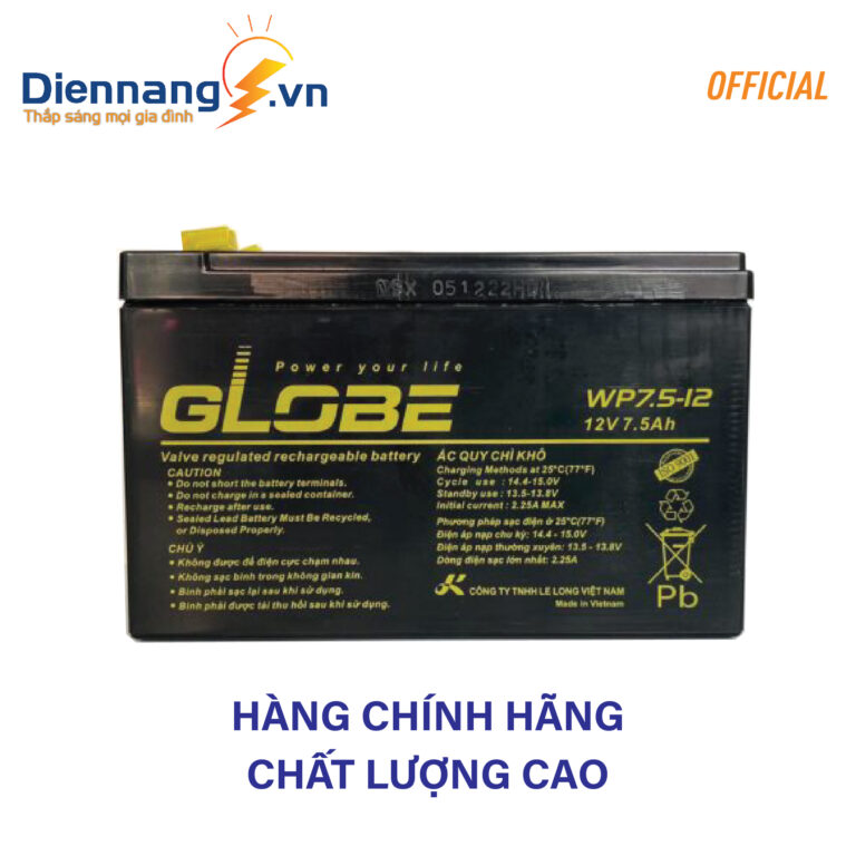 bình ắc quy 12v 7.5ah